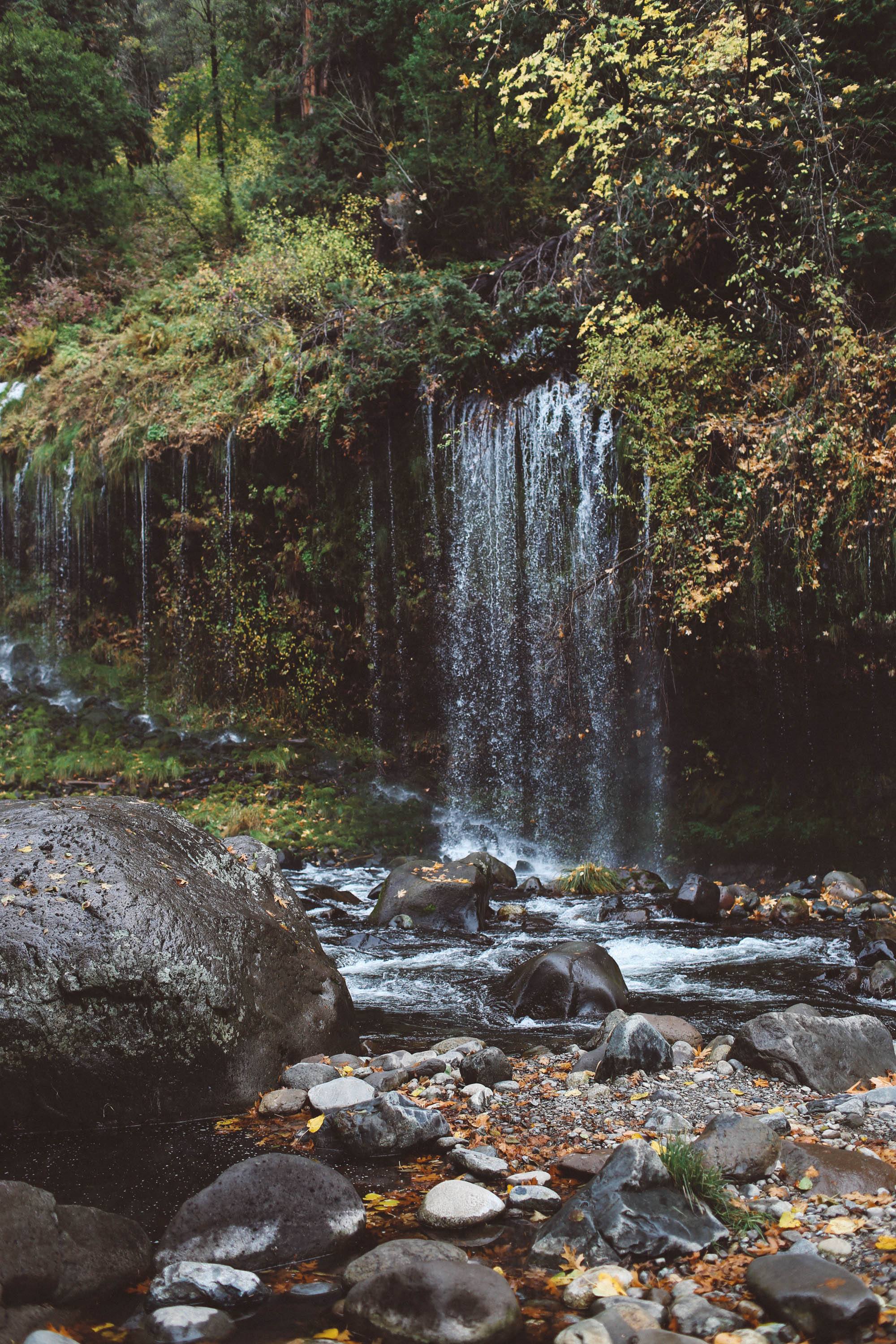 This Waterfall In Shasta County Can Only Be Accessed By Train Tracks